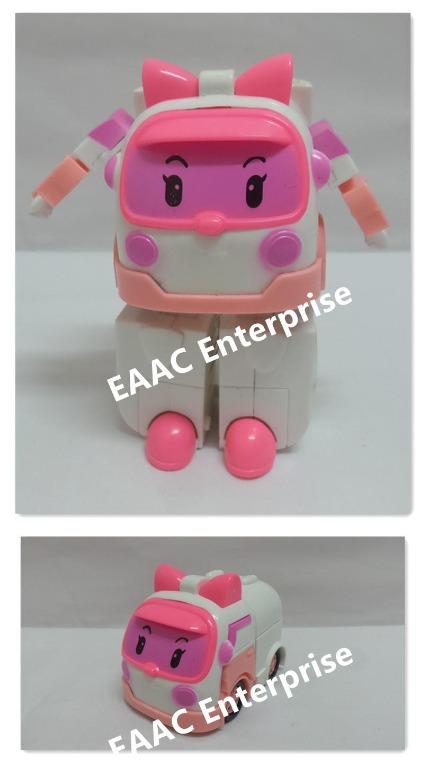 Robocar Amber (Ambulance) Transformer Korean Cartoon Toys, Hobbies ...