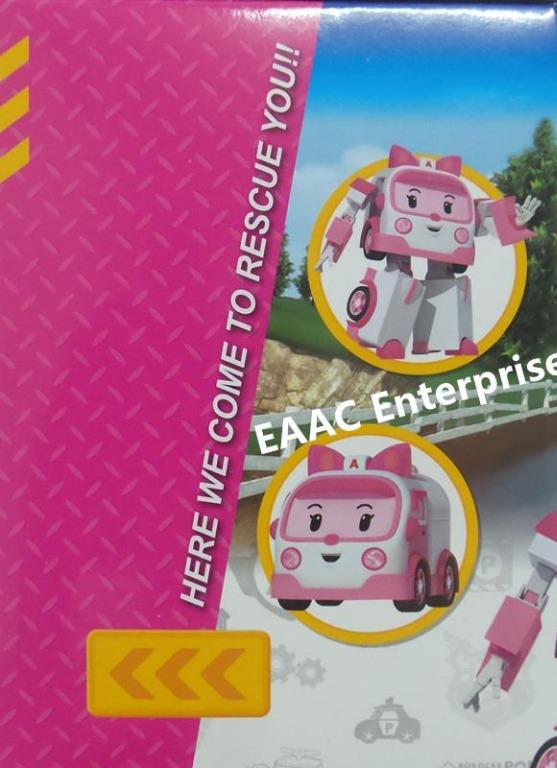 Robocar Amber (Ambulance) Transformer Korean Cartoon Toys, Hobbies ...