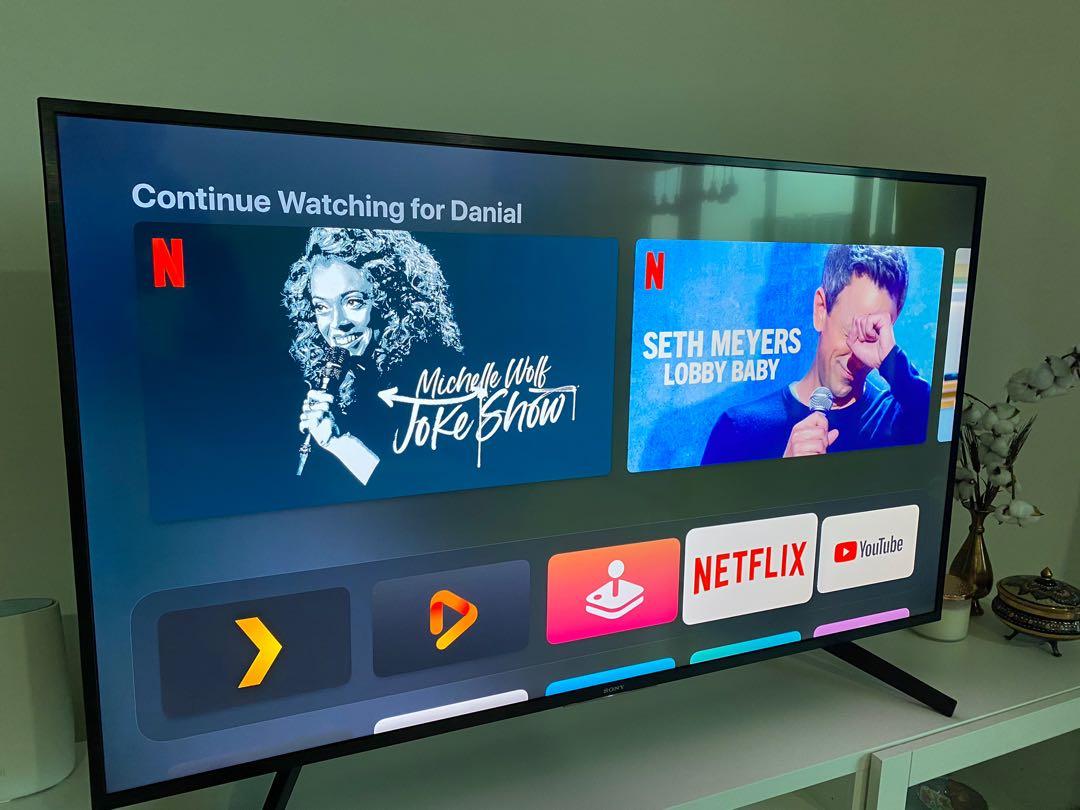 Sony Bravia 4K HDR 55 inch smart tv, TV & Home Appliances, TV ...