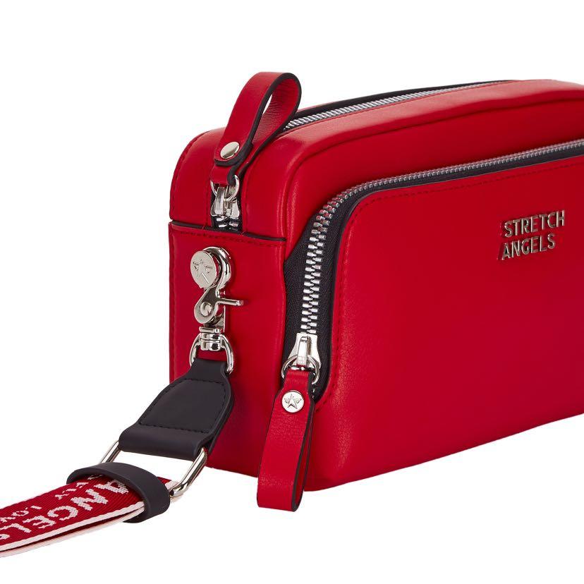 Stretch Angels Panini Metal Logo Solid Bag, Women's Fashion, Bags ...