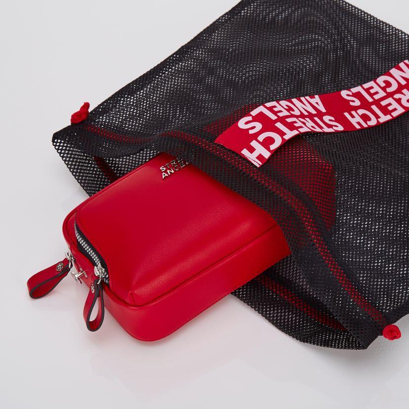 Stretch Angels Panini Metal Logo Solid Bag, Women's Fashion, Bags ...