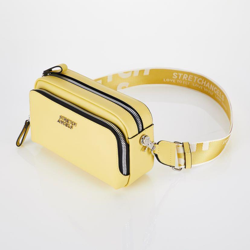 Stretch Angels Panini Metal Solid Logo Bag, Women's Fashion, Bags ...