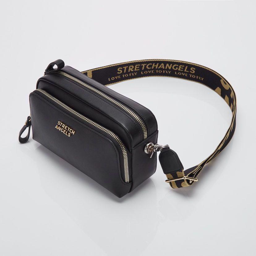 Stretch Angels Panini Metal Solid Logo Bag, Women's Fashion, Bags ...