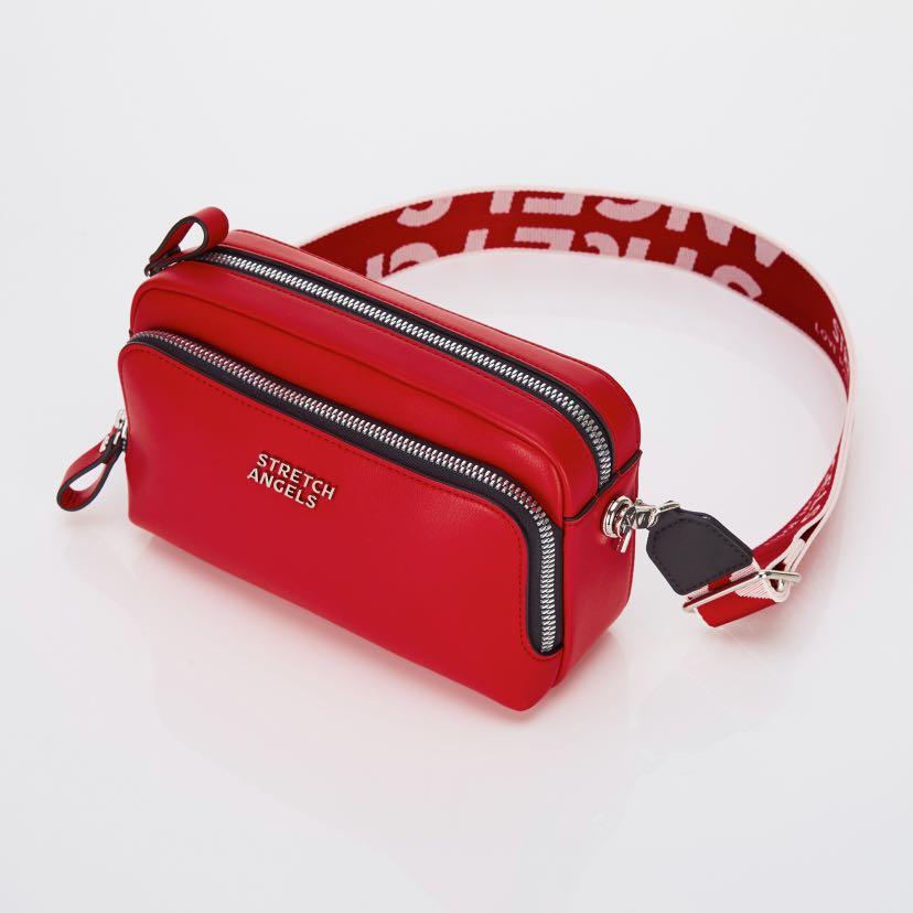 Stretch Angels Panini Metal Solid Logo Bag, Women's Fashion, Bags ...