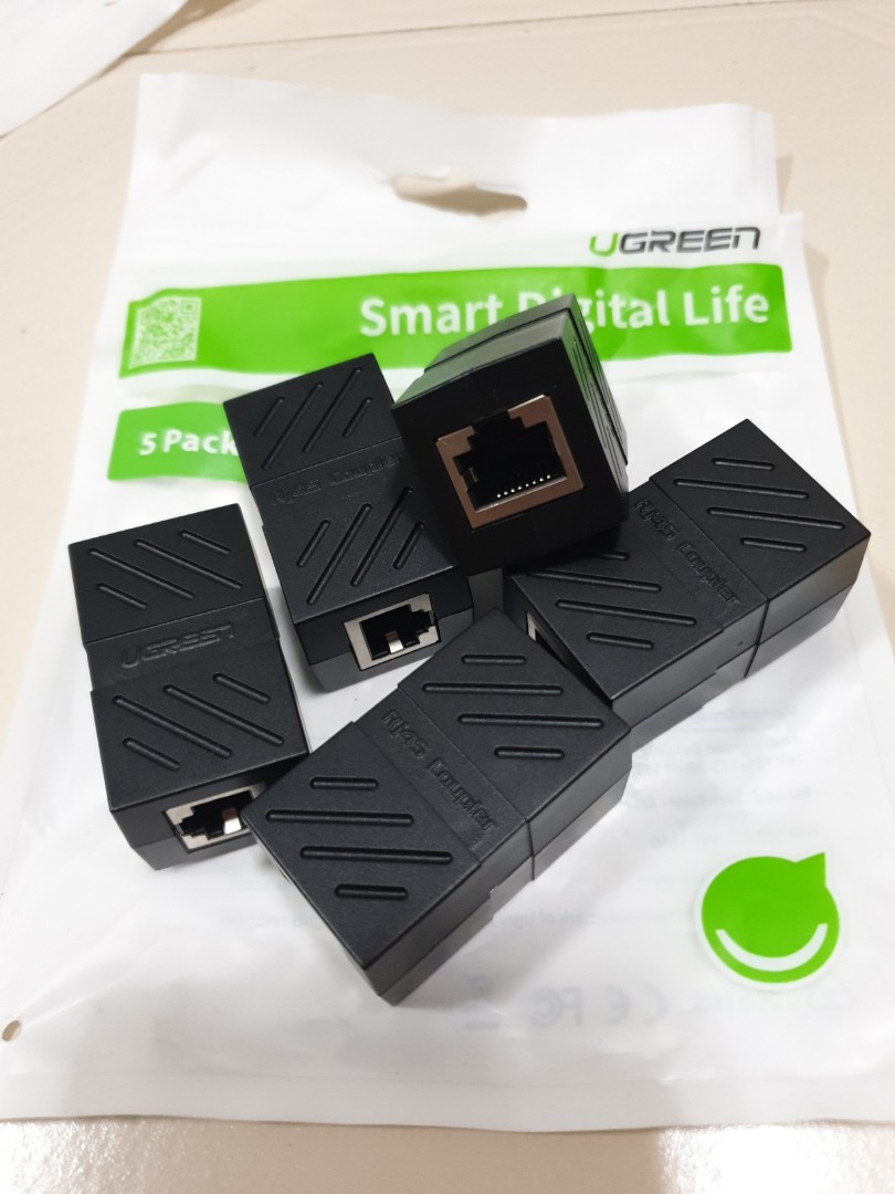 UGREEN RJ45 COUPLER 5 PCS, LAN CABLE CONNECTOR, Computers & Tech, Parts ...