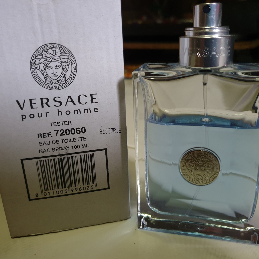 Versace Pour Homme 100ml Tester, Beauty & Personal Care, Fragrance ...
