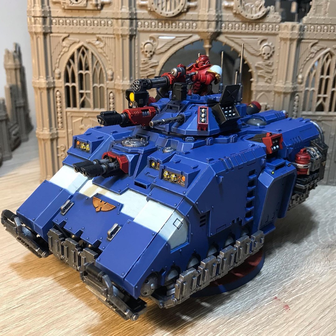JBR Warhammer 40K Space Marines Primaris Repulsor Tank + Custom ...