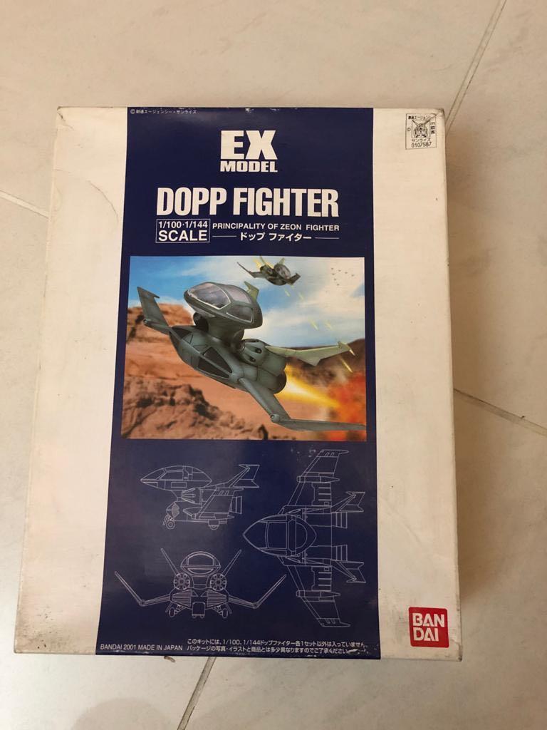 絕版全新 高達 1:100 及 1:144 多普機模型 Gundam 1/100 & 1/144 Dopp Fighter, 興趣及遊戲 ...