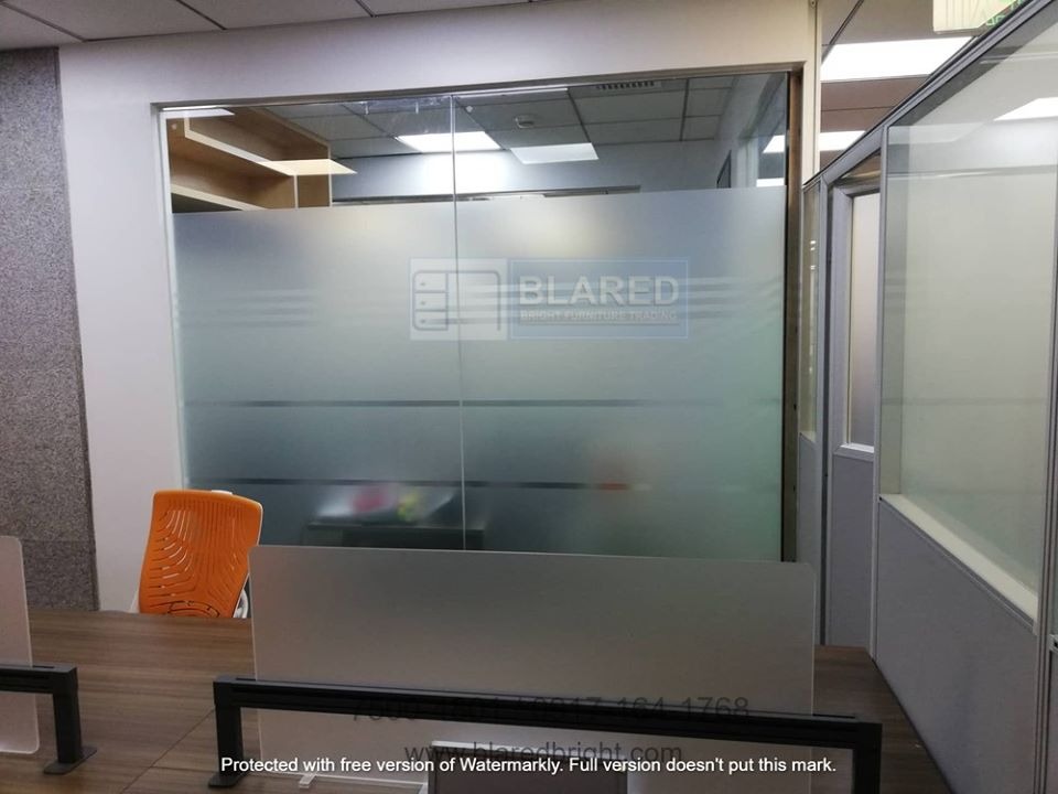 @@ glass frosted sticker (office table and chair) office furniture ...