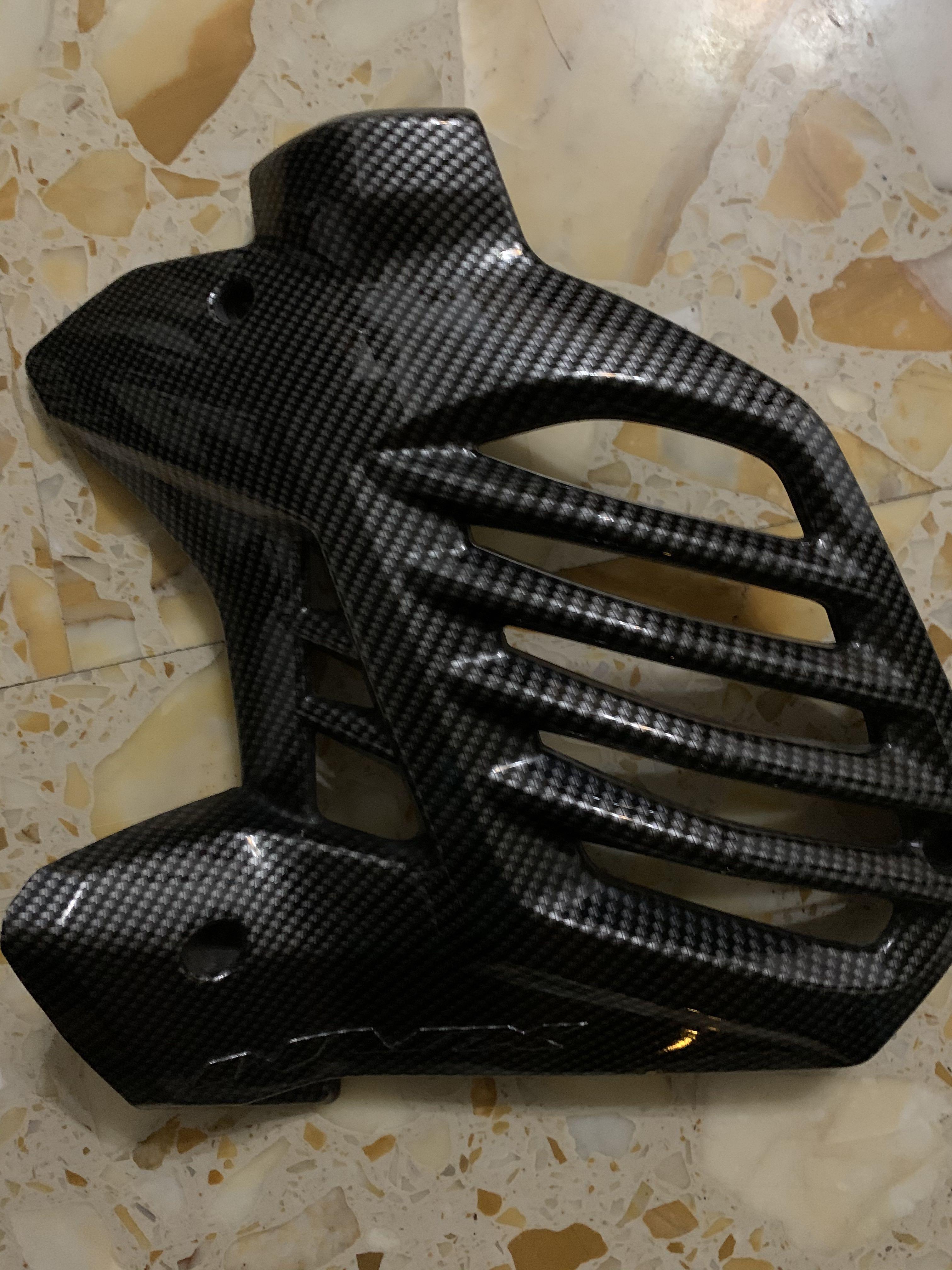 Aerox carbon radiator cover, Motorcycles, Motorcycle Accessories on ...