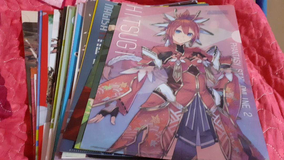 Anime Folders/Clearfiles (Assorted), Hobbies & Toys, Memorabilia ...