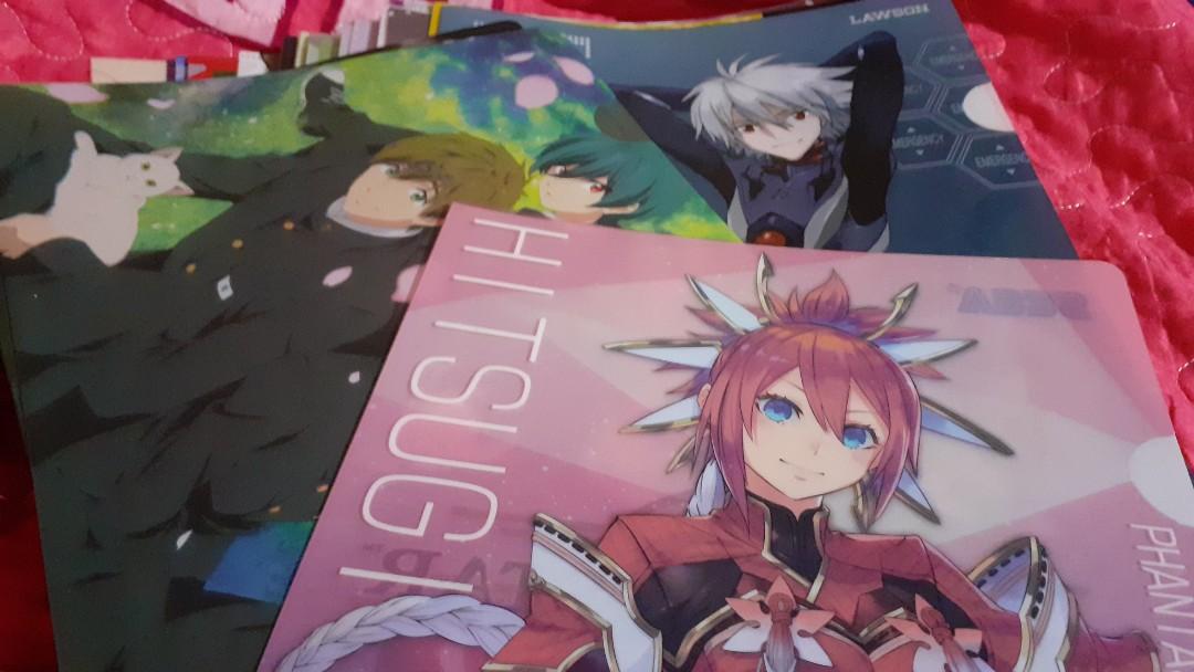 Anime Folders/Clearfiles (Assorted), Hobbies & Toys, Memorabilia ...