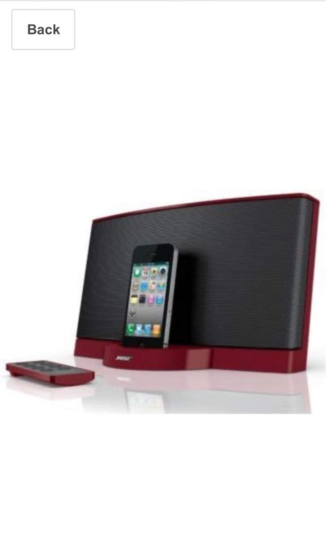 Bose SoundDock Series II Digital Music System (Limited Edition Red ...