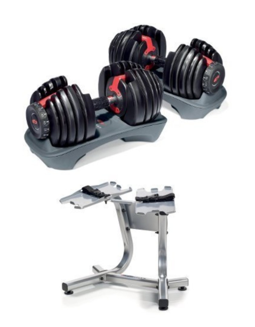Bowflex SelectTech 552 Adjustable Dumbbell, Sports Equipment, Exercise ...