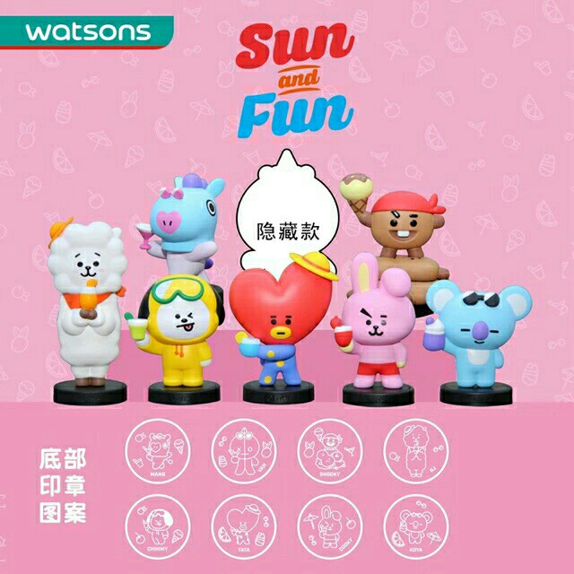 BTS BT21 x Watsons Stamp Blind Box, Hobbies & Toys, Memorabilia ...