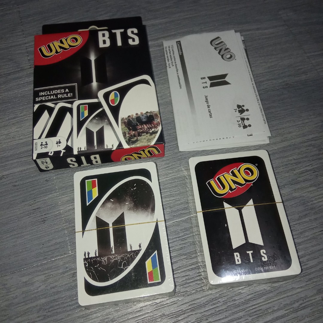 BTS UNO CARDS, Hobbies & Toys, Memorabilia & Collectibles, K-Wave on ...