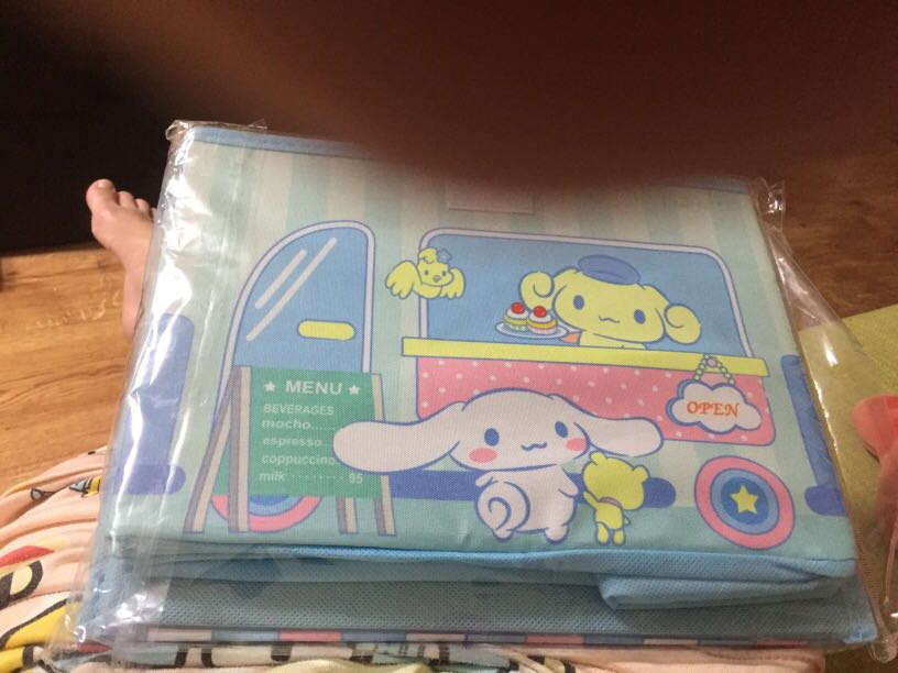 Cartoon characters storage box - cinnamon, Everything Else on Carousell