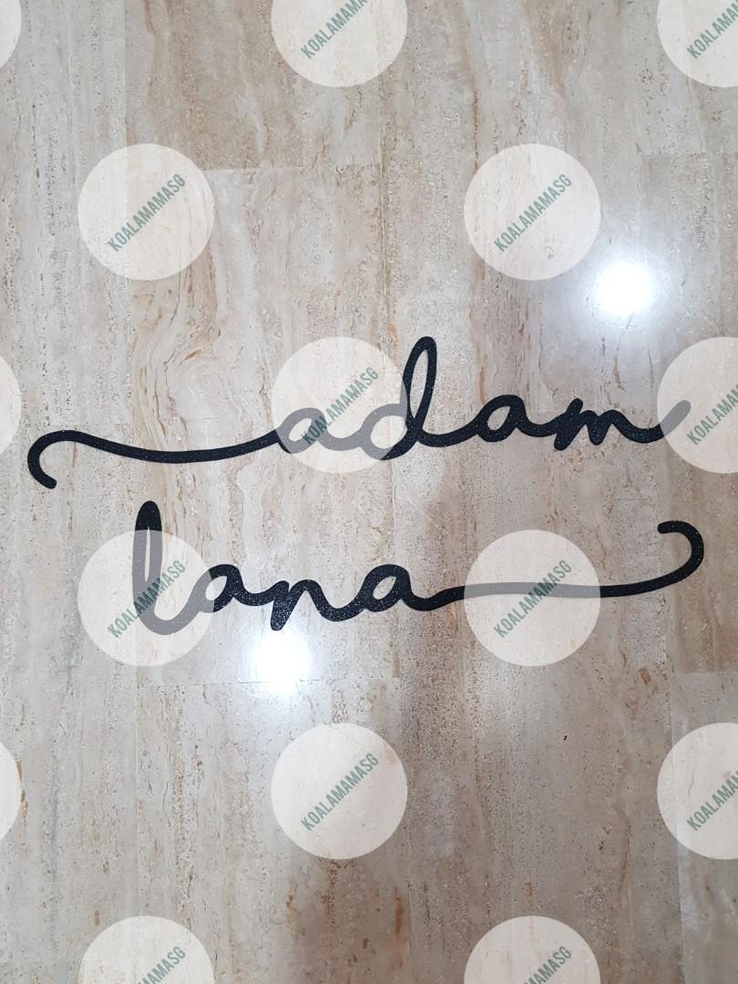Customise calligraphy cutout, Hobbies & Toys, Art & Prints on Carousell