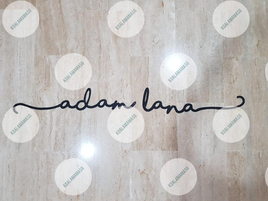 Customise calligraphy cutout, Hobbies & Toys, Art & Prints on Carousell