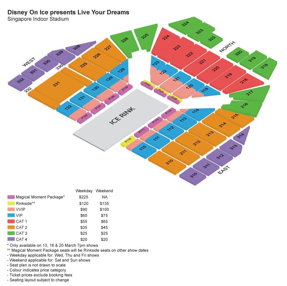 Disney on Ice VIP Tickets, Tickets & Vouchers, Event Tickets on Carousell
