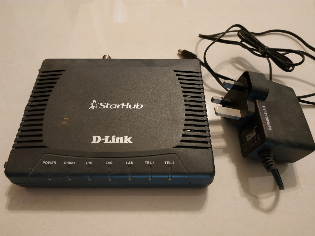 D-Link DCM 712 Voice-Enabled Cable Modem (Starhub), Computers & Tech ...
