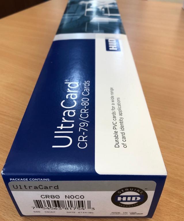 Fargo 081754, 500 Blank white cards Premium Quality, Ultracard CR80 30 ...