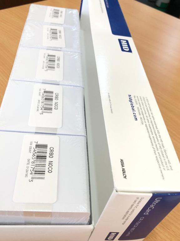 Fargo 081754, 500 Blank white cards Premium Quality, Ultracard CR80 30 ...