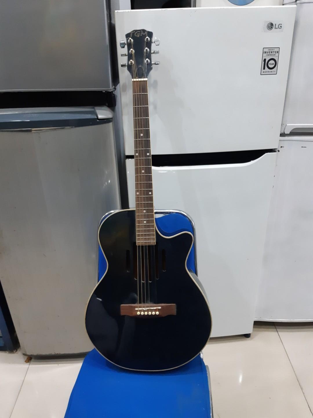 Gitar Akustik semi elektrik TGM, bisa manual/listrik, murah aja, Musik ...
