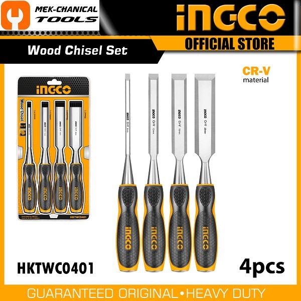 INGCO Wood Chisel 4Pcs Set Cr-V (HKTWC0401), Commercial & Industrial ...