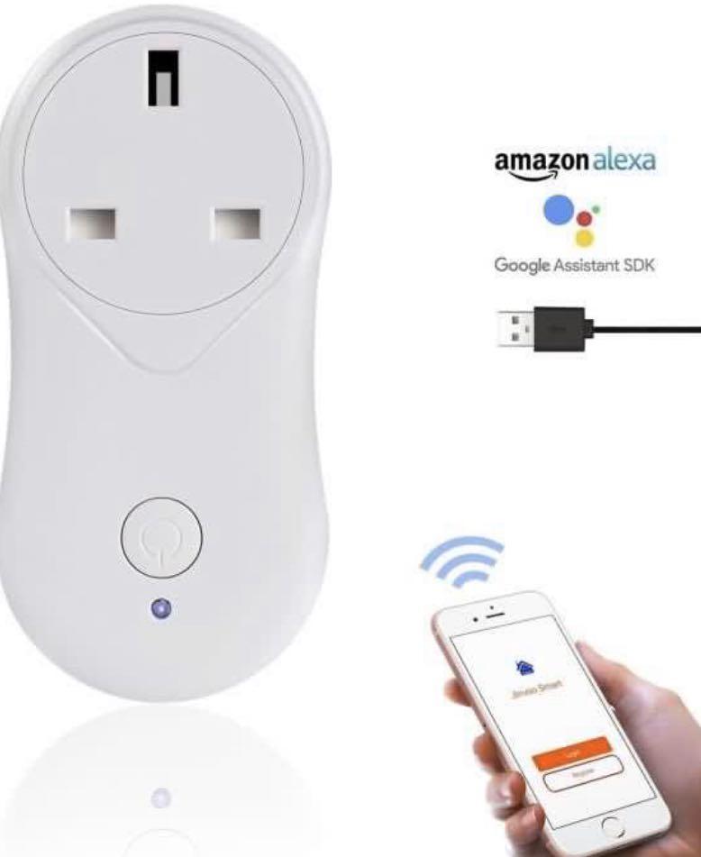 INSTOCK AMAZON Alexa - Smart Wifi Socket - 3 PIN SINGAPORE COMPATIBLE ...
