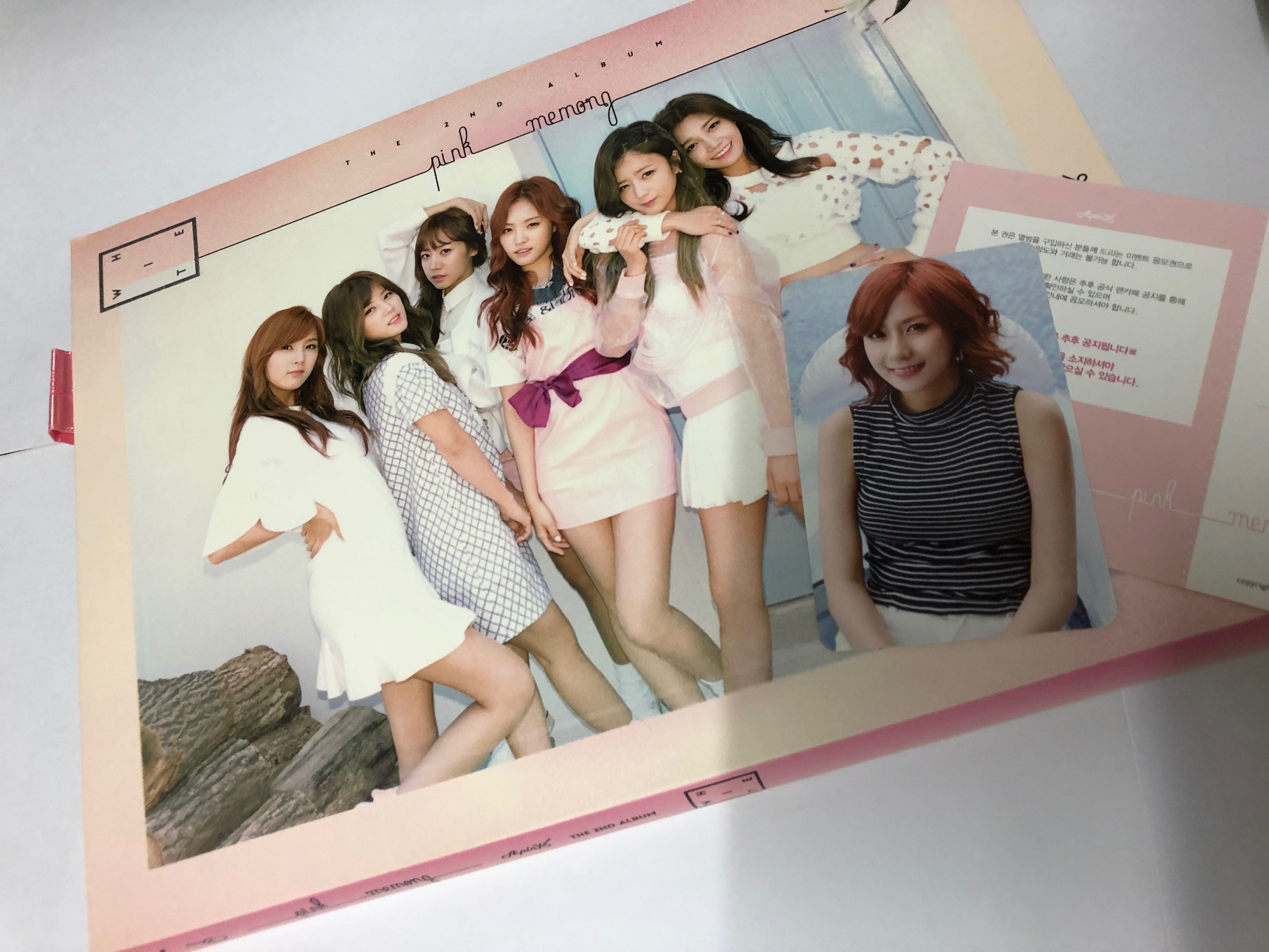[K-pop] Apink Album - Pink Memory, 興趣及遊戲, 收藏品及紀念品, 韓流 - Carousell