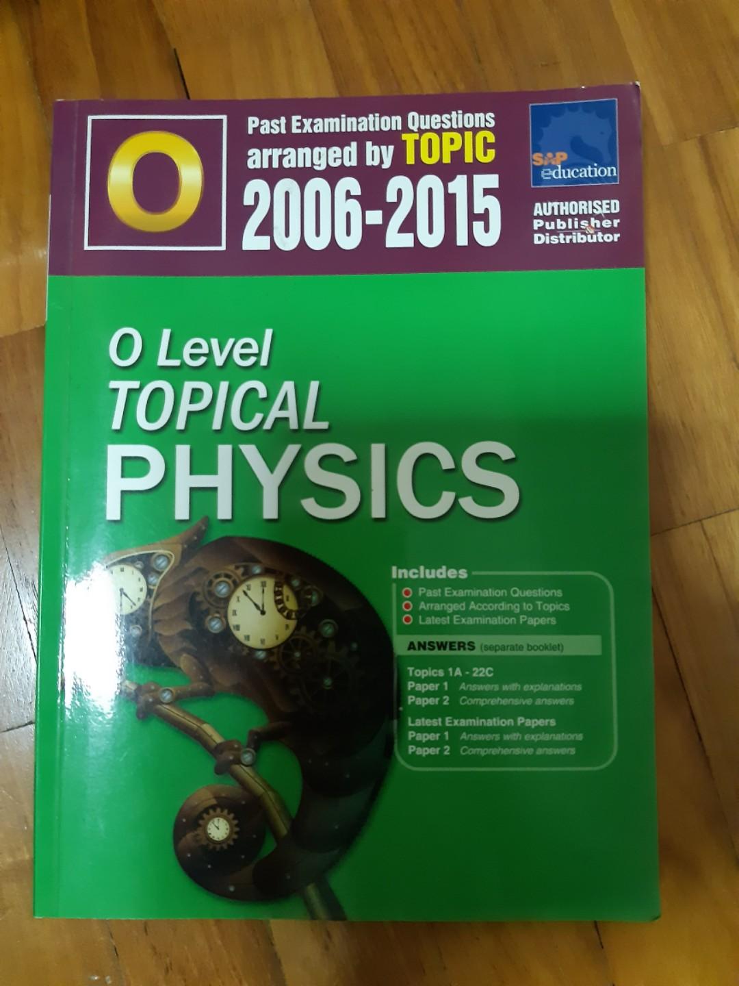 O level typical physics, Hobbies & Toys, Books & Magazines, Assessment ...