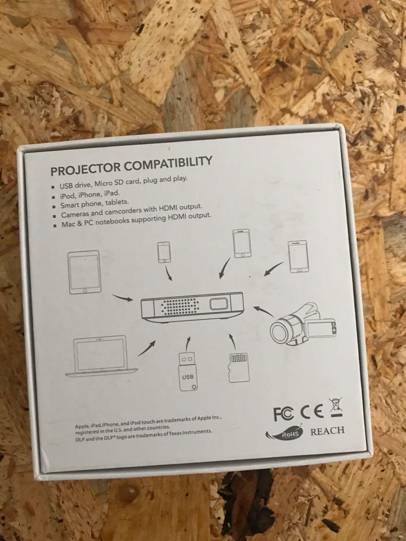 Portable Movie Projector by Innovative x Texas Instrument, TV & Home ...