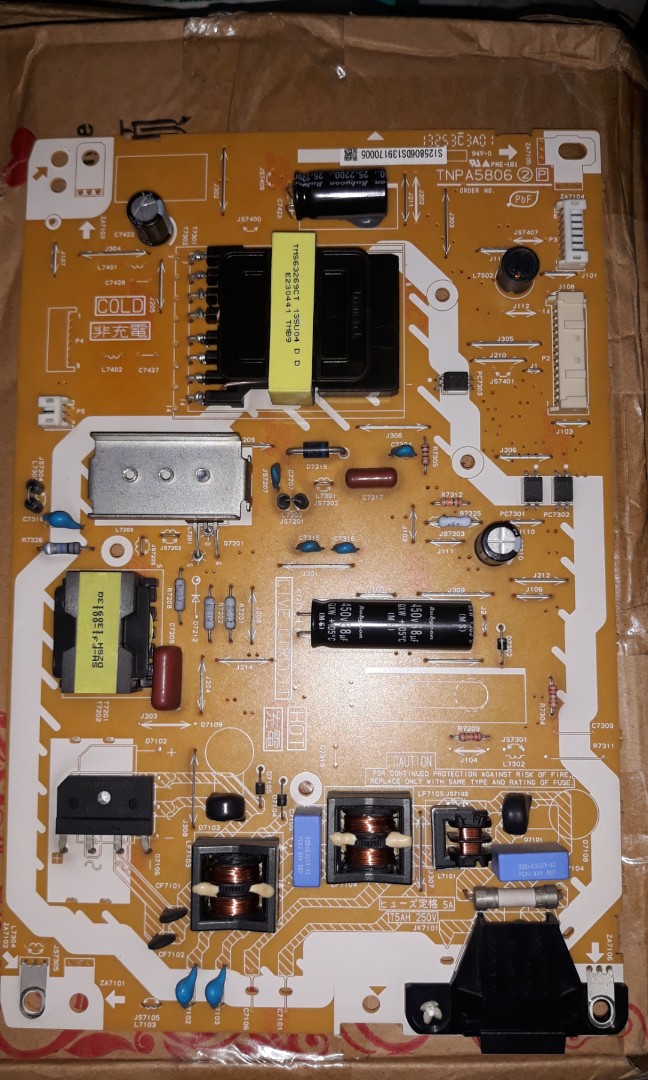 Power Board Panasonic LED TV, TV & Home Appliances, TV & Entertainment ...