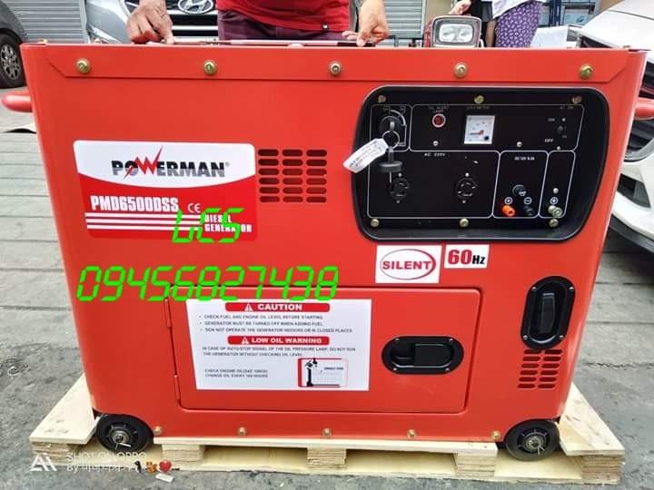 POWERMAN USA 6.5kva / 5.2kw Silent Diesel Generator Set - 100% Copper ...