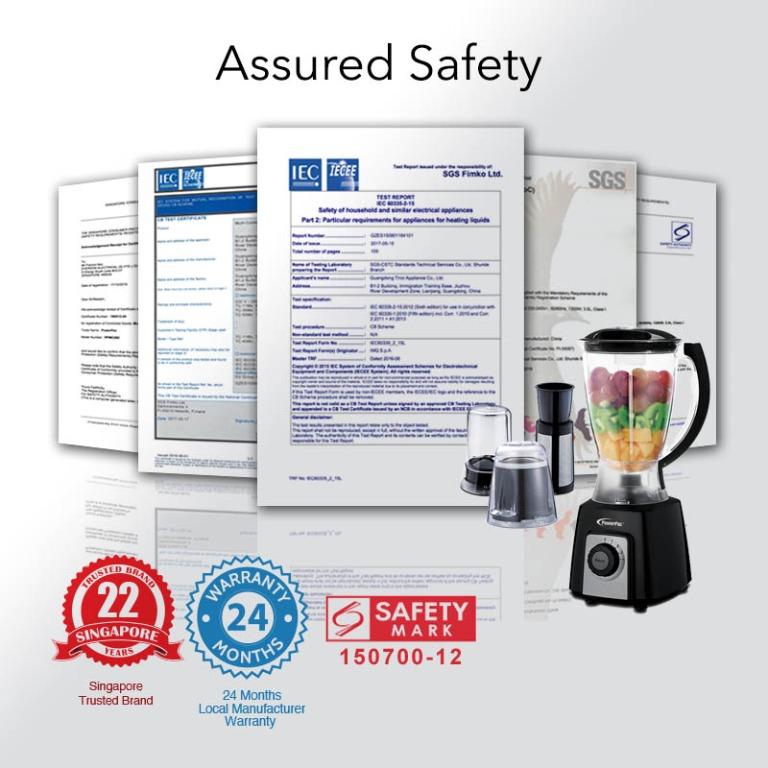 PowerPac 4in1 Blender with Dry Food Mill Mincer and Filter (PPBL200 ...