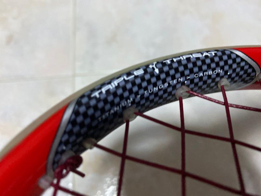 Prince AirStick 130 Triple Threat Squash Racket, Sports Equipment ...