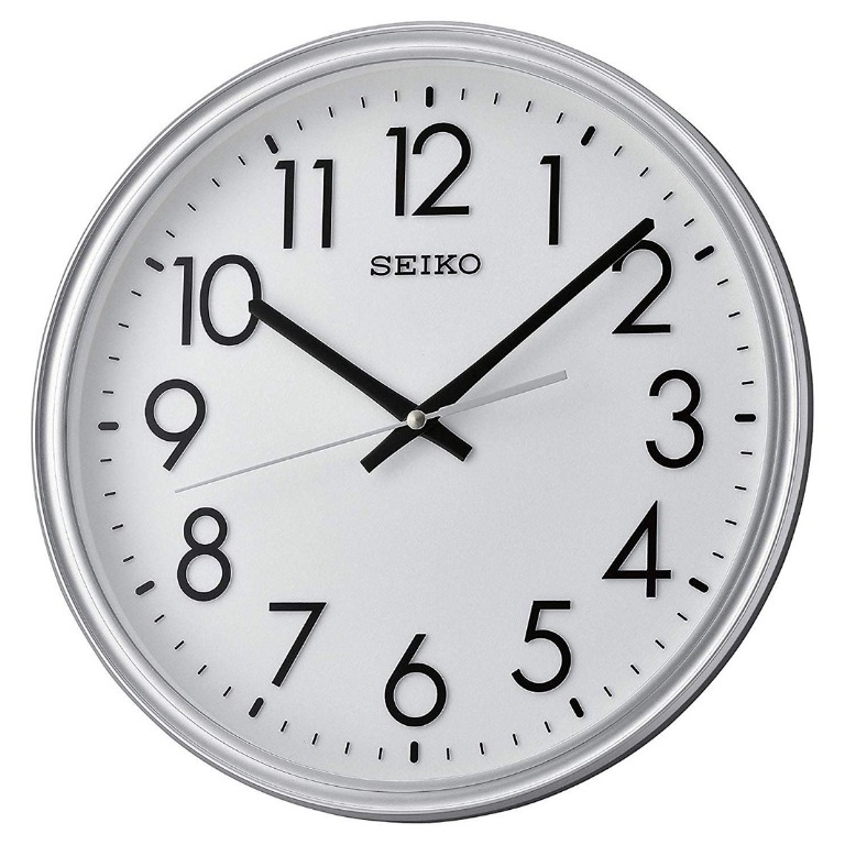 QXA736S Seiko Quartz Silver Wall Clock (Singapore Only), Furniture ...