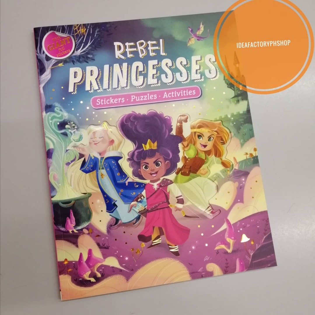 Rebel Princesses Sticker Book Puzzle Book Activity Book, Hobbies & Toys ...