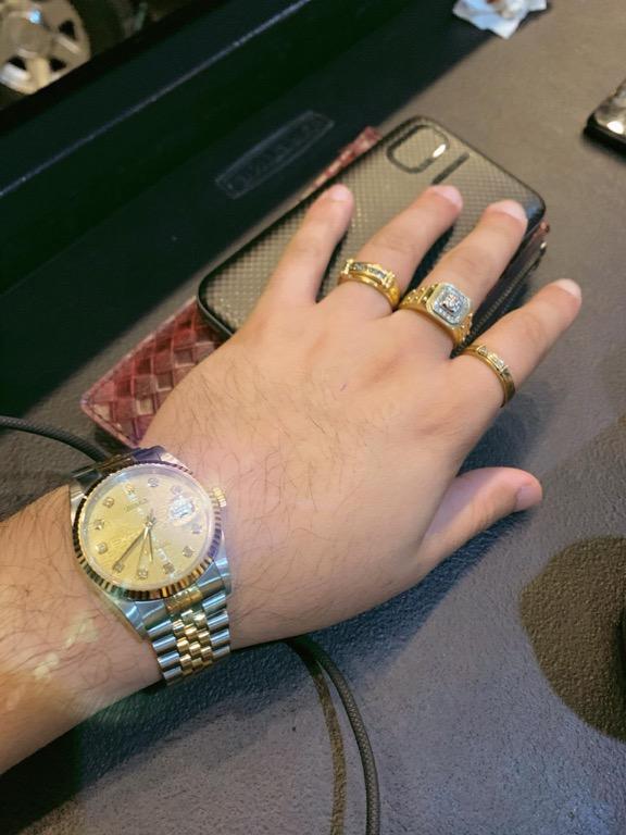 Rolex Datejust Mens RARE Computer Face, Luxury, Watches on Carousell