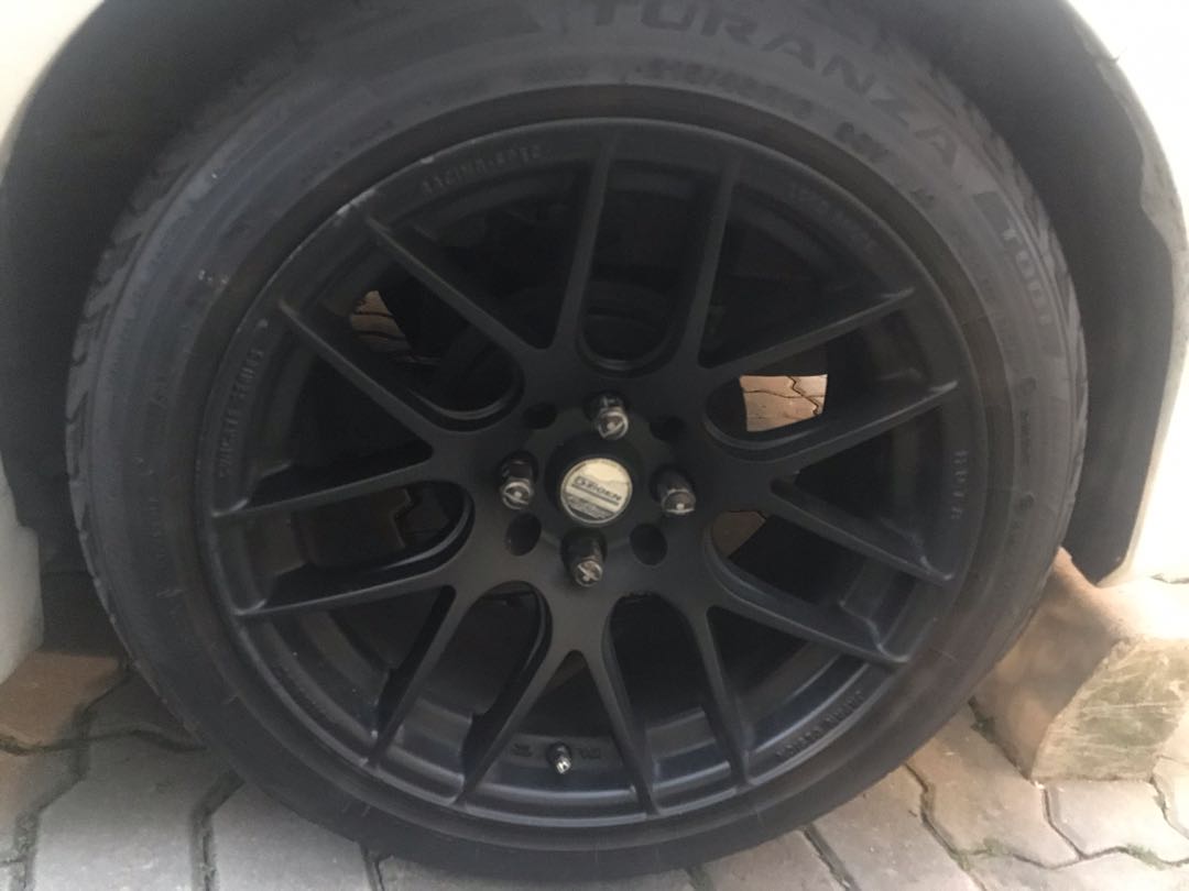 Rota 16 inch curved rims, Car Accessories, Tyres & Rims on Carousell