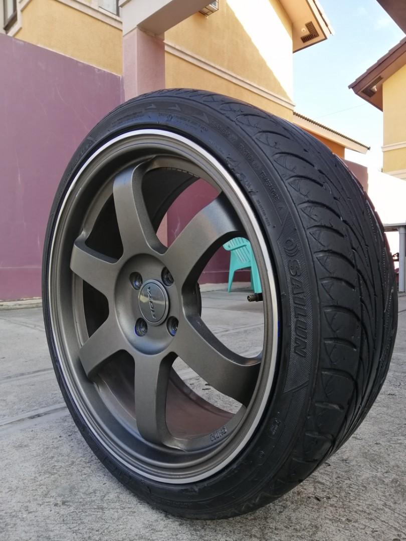 Rota Grid 2 17s, Car Parts & Accessories, Mags and Tires on Carousell