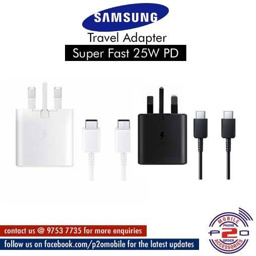 Samsung Travel Adapter Super Fast 25W PD, Mobile Phones & Gadgets ...