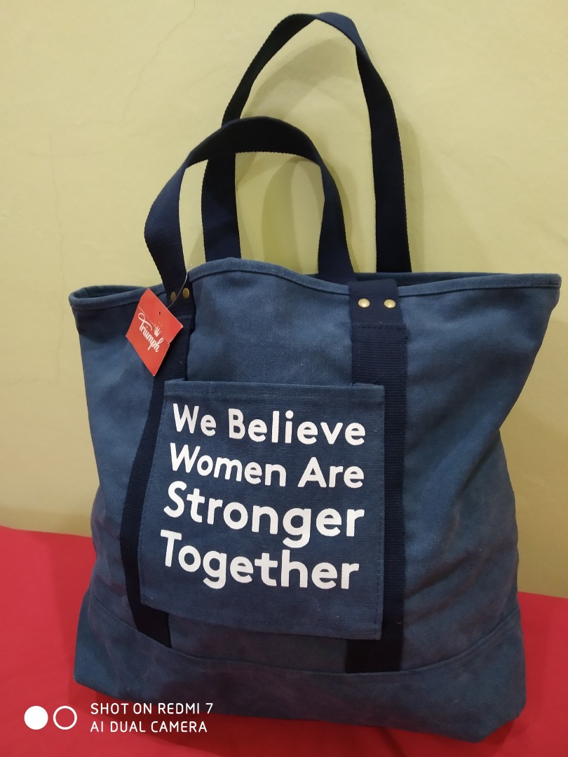 Tote bag besar triumph, Women's Fashion, Bags & Wallets, Tote Bags on ...