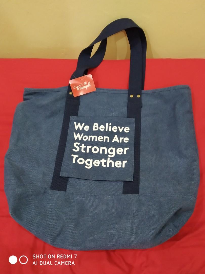 Tote bag besar triumph, Women's Fashion, Bags & Wallets, Tote Bags on ...