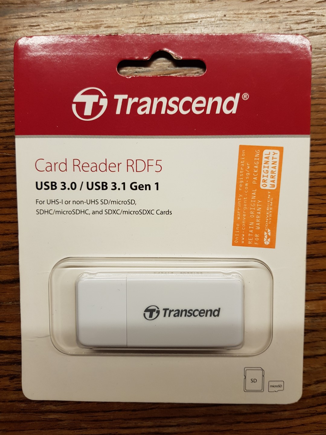 Transcend SD card reader, Computers & Tech, Parts & Accessories, Hard ...
