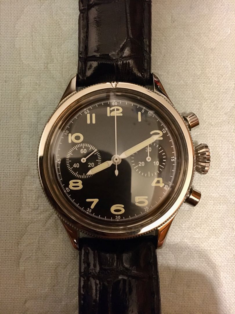Wintex Mechanical Chronograph, 名牌, 手錶 - Carousell