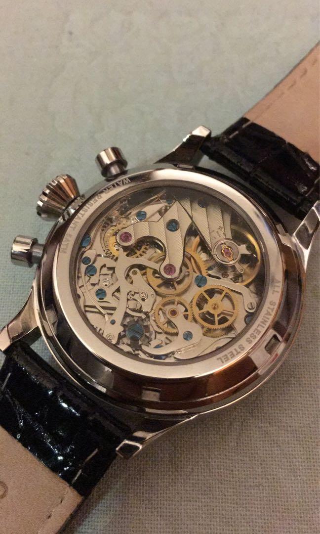 Wintex Mechanical Chronograph, 名牌, 手錶 - Carousell