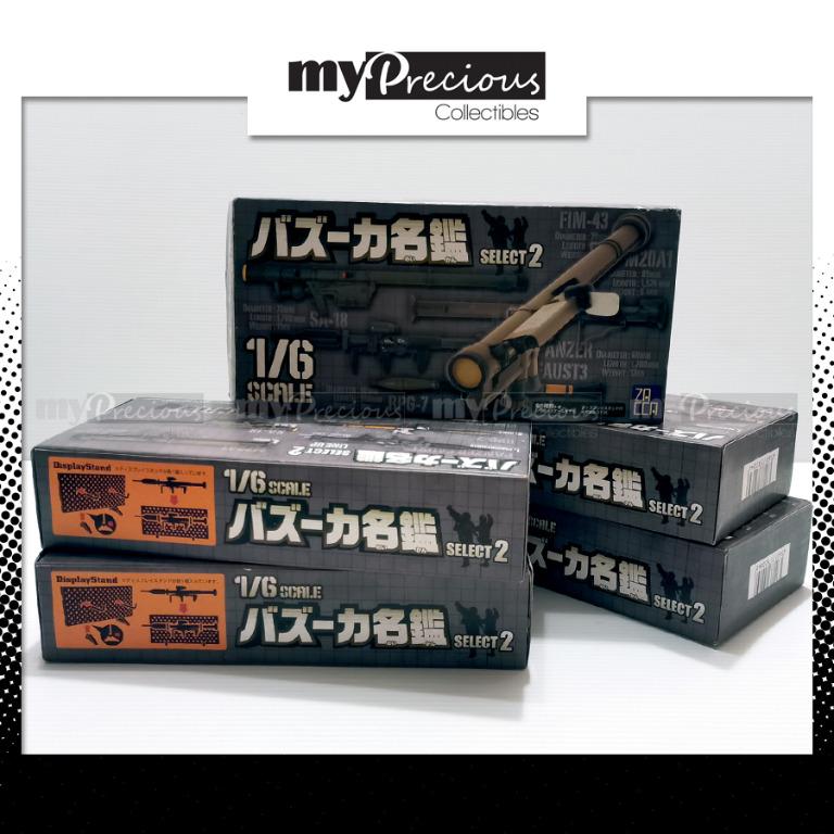 Zacca PAP 1/6 Scale Bazooka Directory Collection Select 2 Set, Hobbies ...