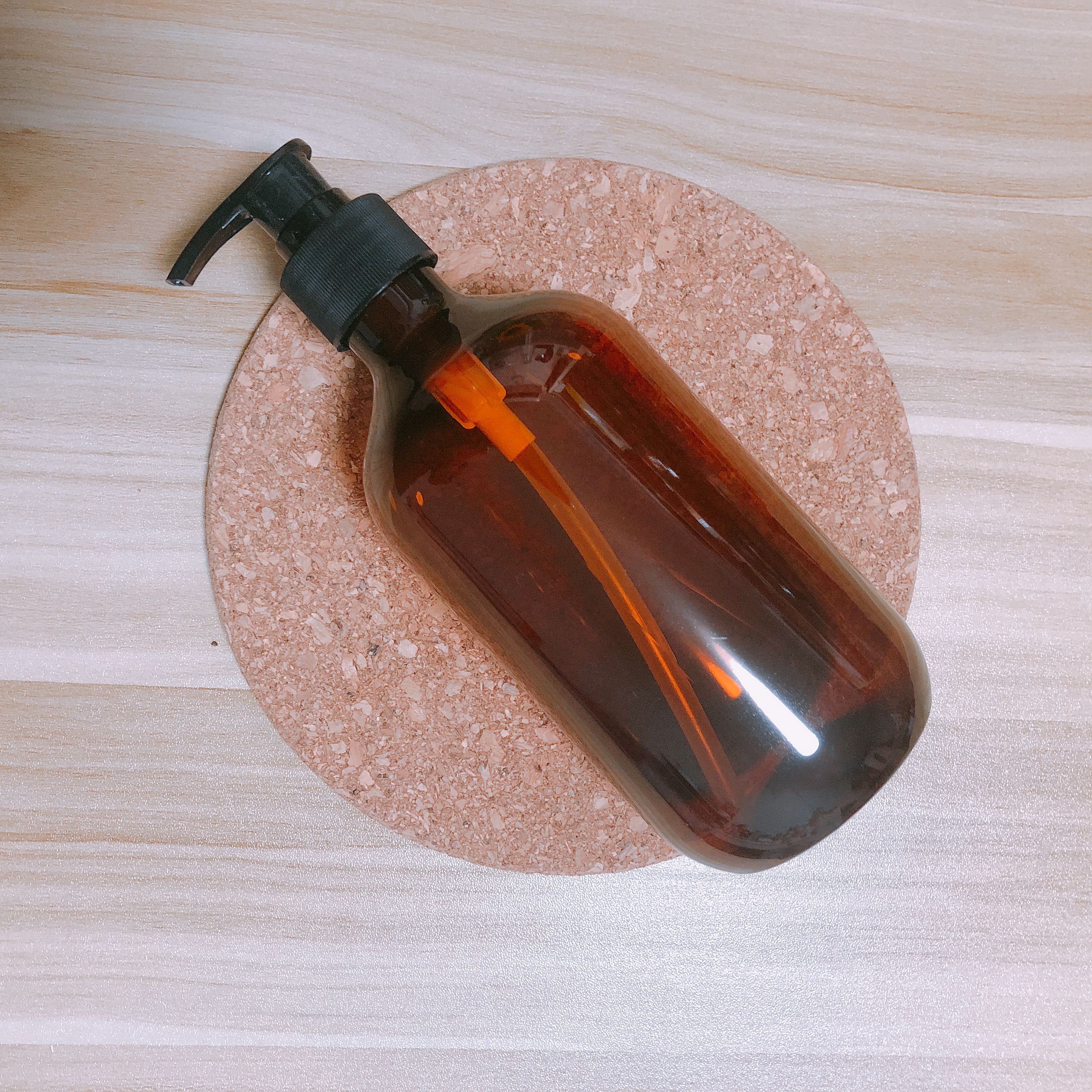 Amber Pump Bottle 500ml x2, Health & Nutrition, Health Supplements ...